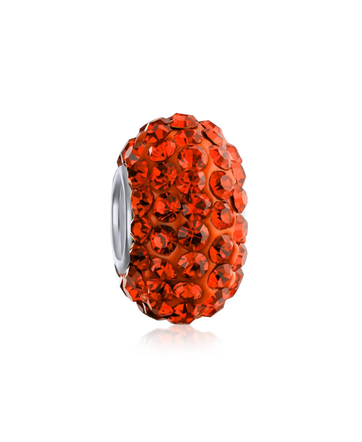 Click here for Bling Jewelry Solid Color Pave Crystal Spacer Bead... prices