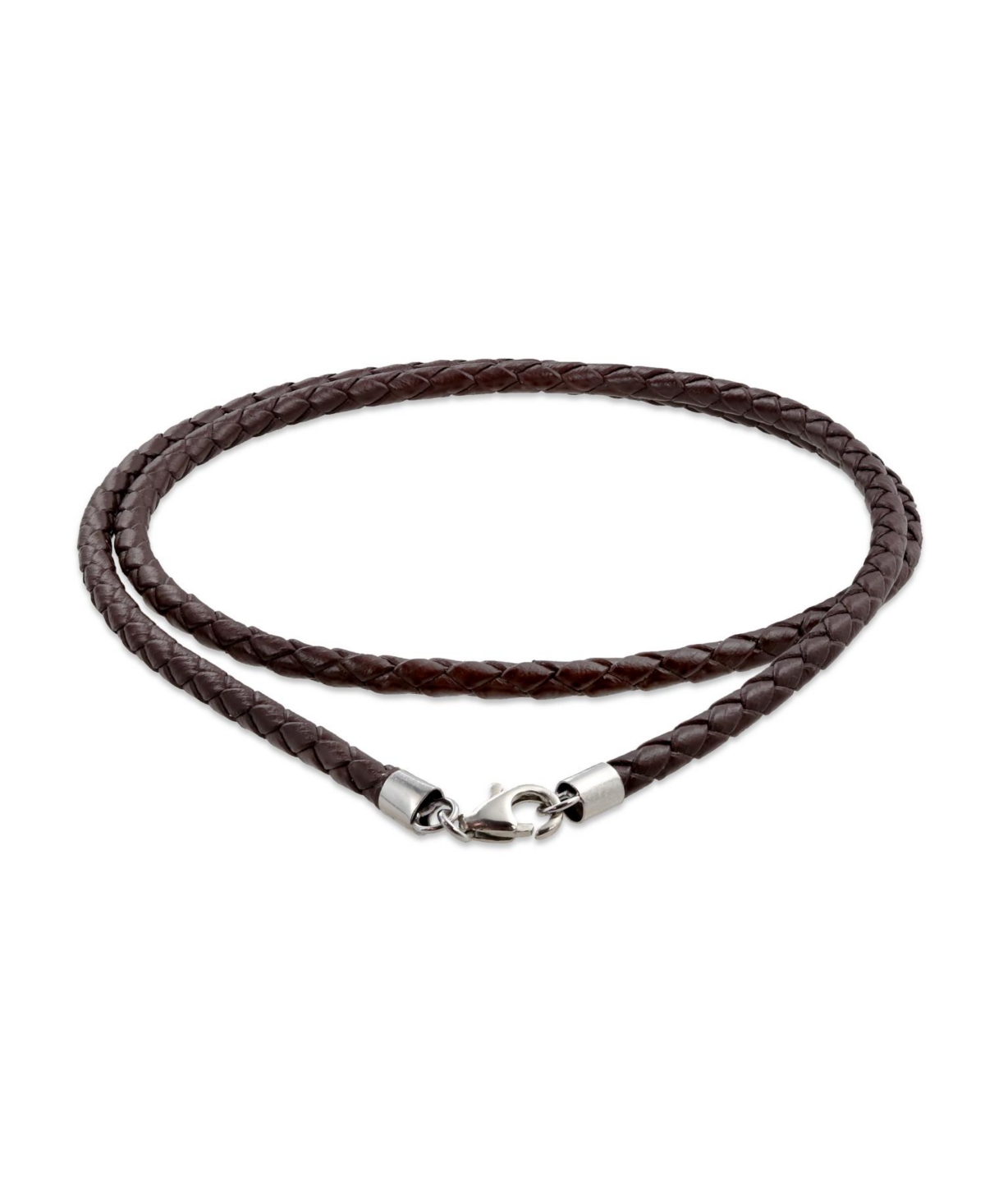 Click here for Bling Jewelry Brown Black Leather Braided Rope Wea... prices