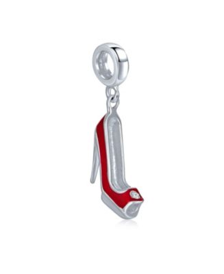 Bling Jewelry Designer Stiletto Pump High Heel Dangle Charm Bead ...