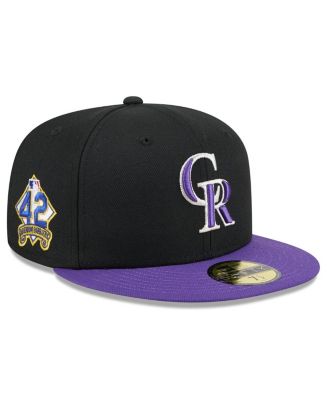 New Era Men's Black Colorado Rockies 2025 Jackie Robinson Day 59FIFTY ...