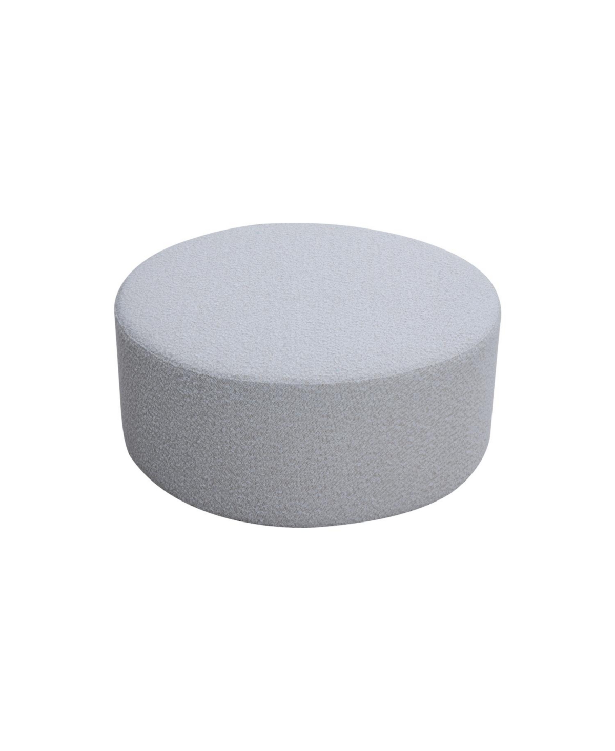 Click here for Streamdale Versatile Round Boucle Table Ottoman  S... prices