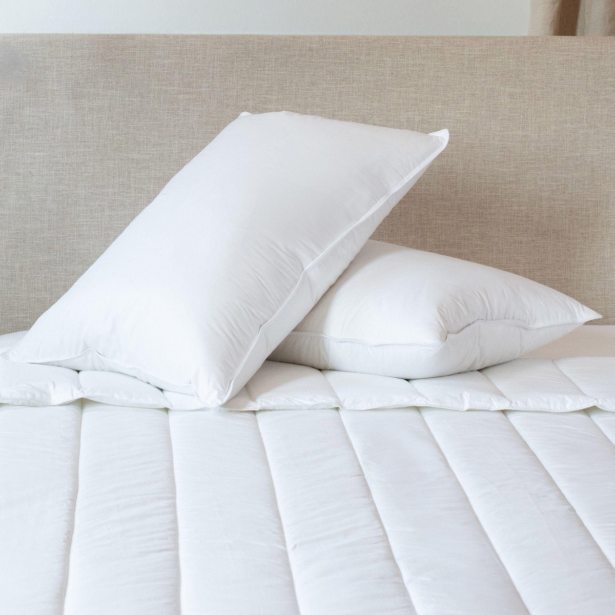 Click here for 2 Pack Medium Down & Feather Chamber Bed Pillow -... prices