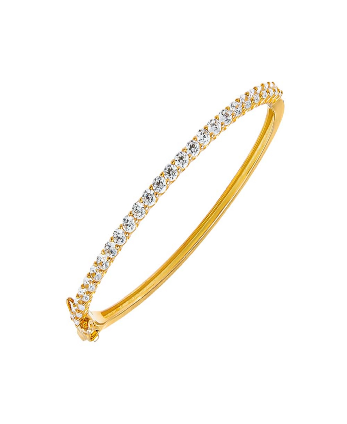 Click here for By Adina Eden Large Cubic Zirconia Tennis Bangle B... prices