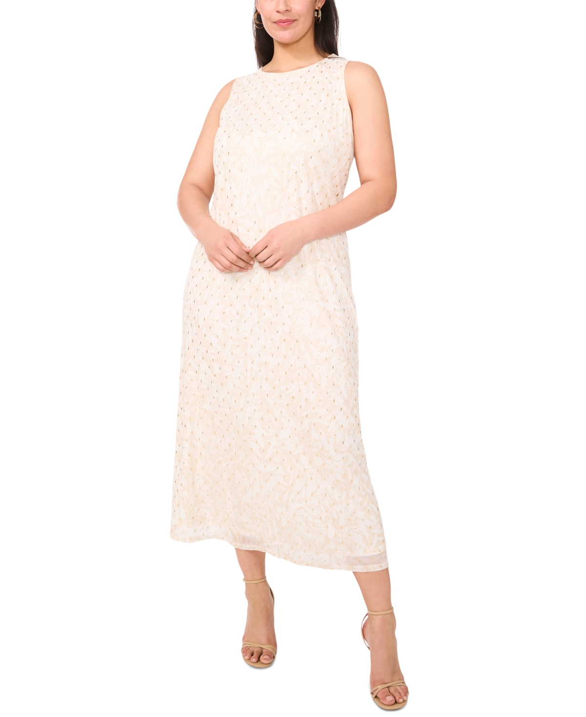 Click here for Vince Camuto Plus Size Keyhole-Back Maxi Dress - N... prices