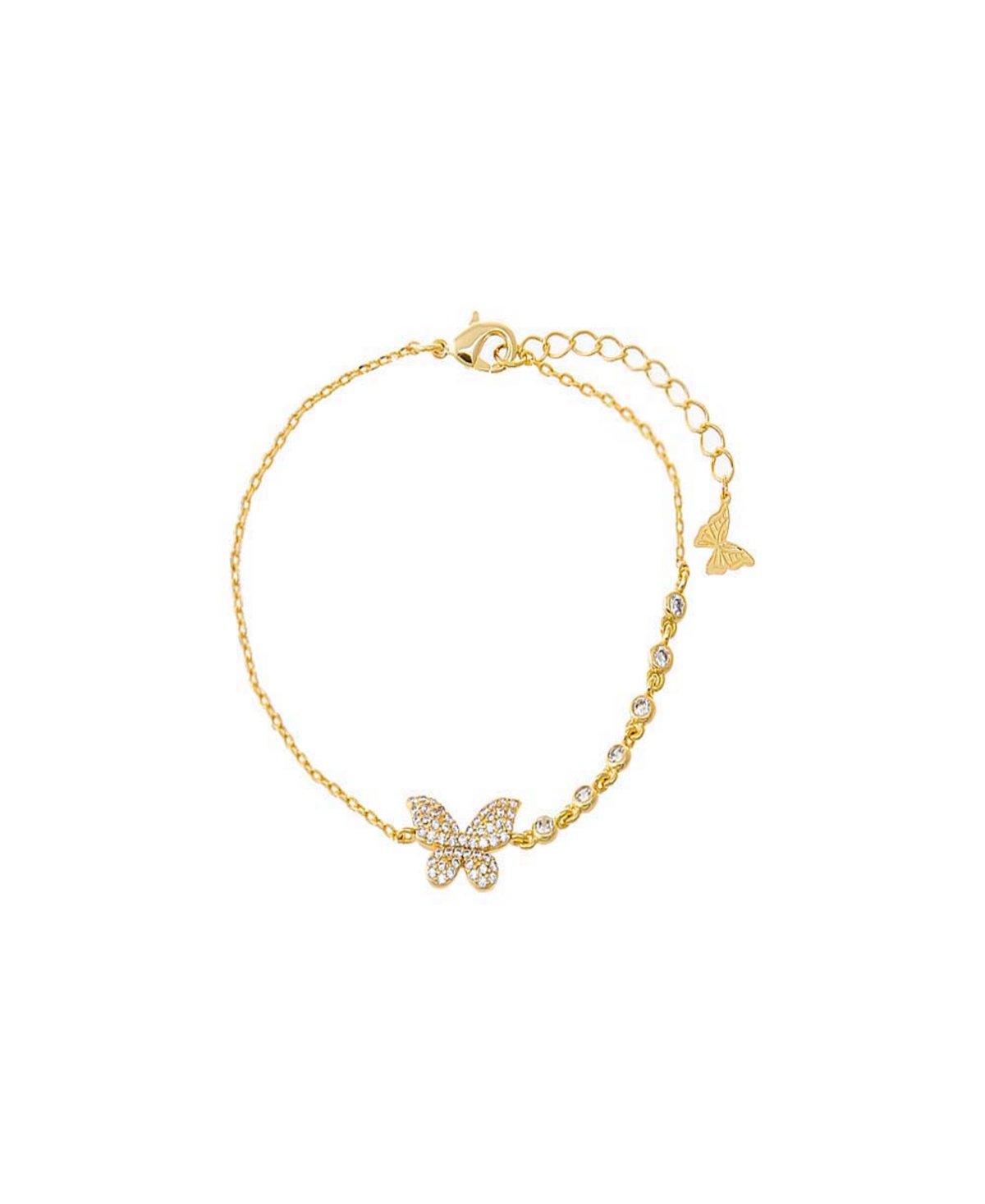 Click here for By Adina Eden Pave Butterfly X Cubic Zirconia Embe... prices