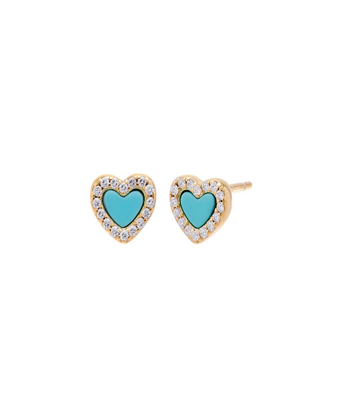 Click here for By Adina Eden Pave Tiny Colored Gemstone Stud Earr... prices