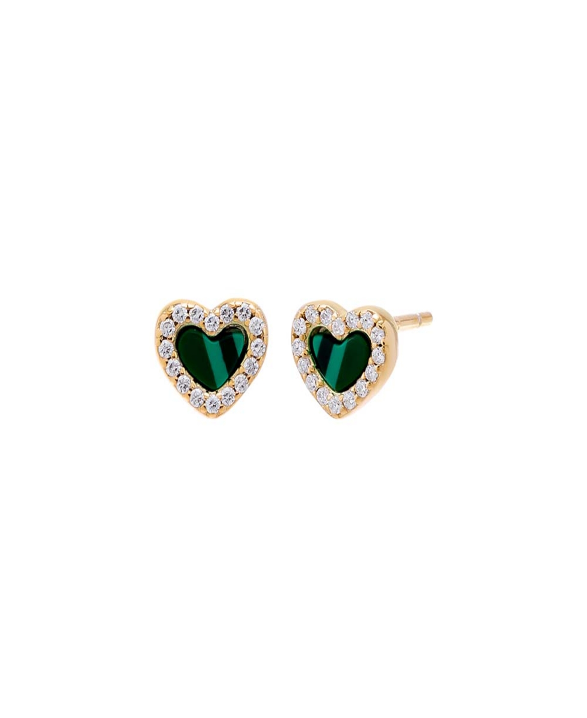 Click here for By Adina Eden Pave Tiny Colored Gemstone Stud Earr... prices
