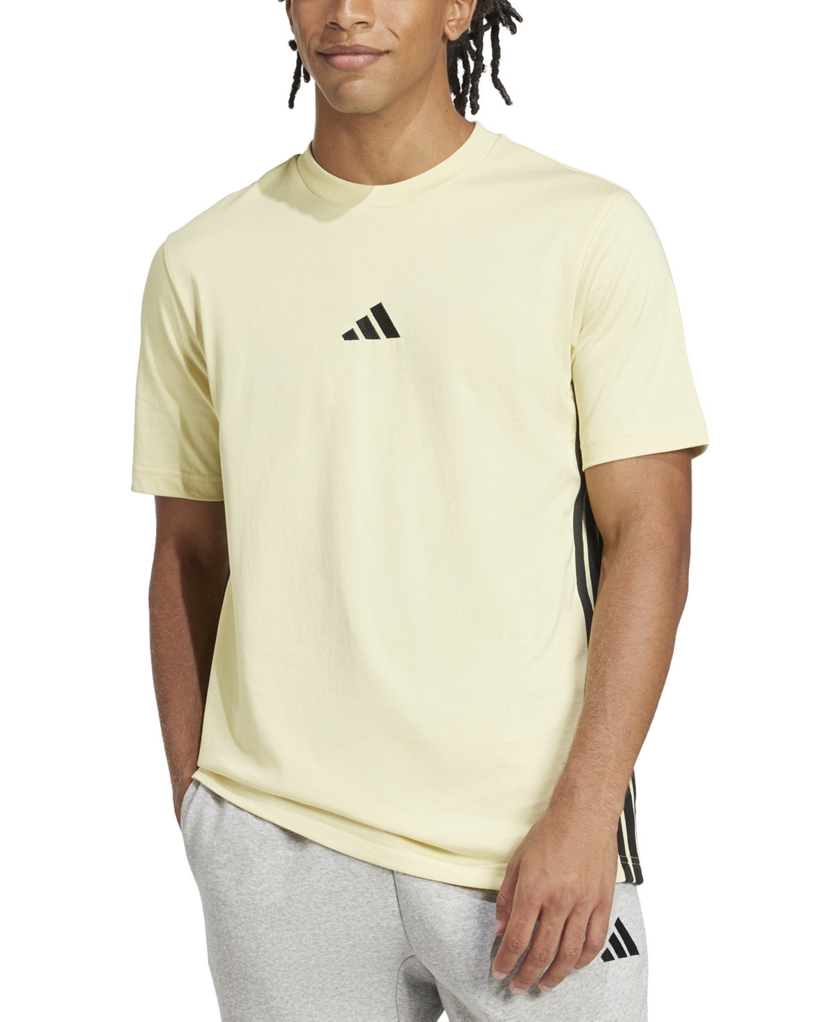 Click here for adidas Mens Essential Three-Stripes Single Jersey... prices