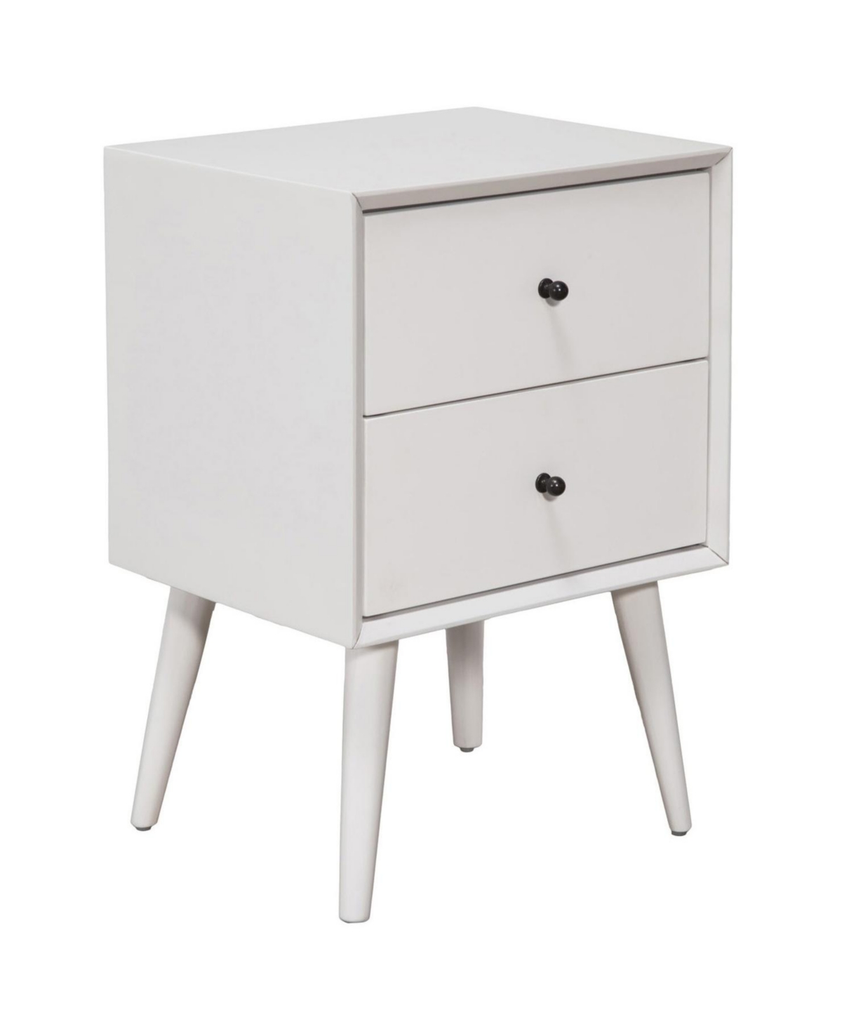 Click here for Mid-Century Modern Wood Nightstand with 2 Drawers... prices