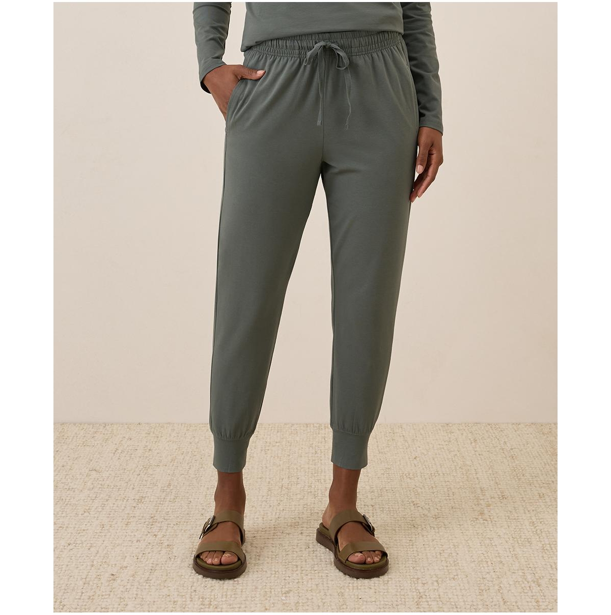 Click here for Pact Womens Organic Cotton Cool Stretch Lounge Jog... prices