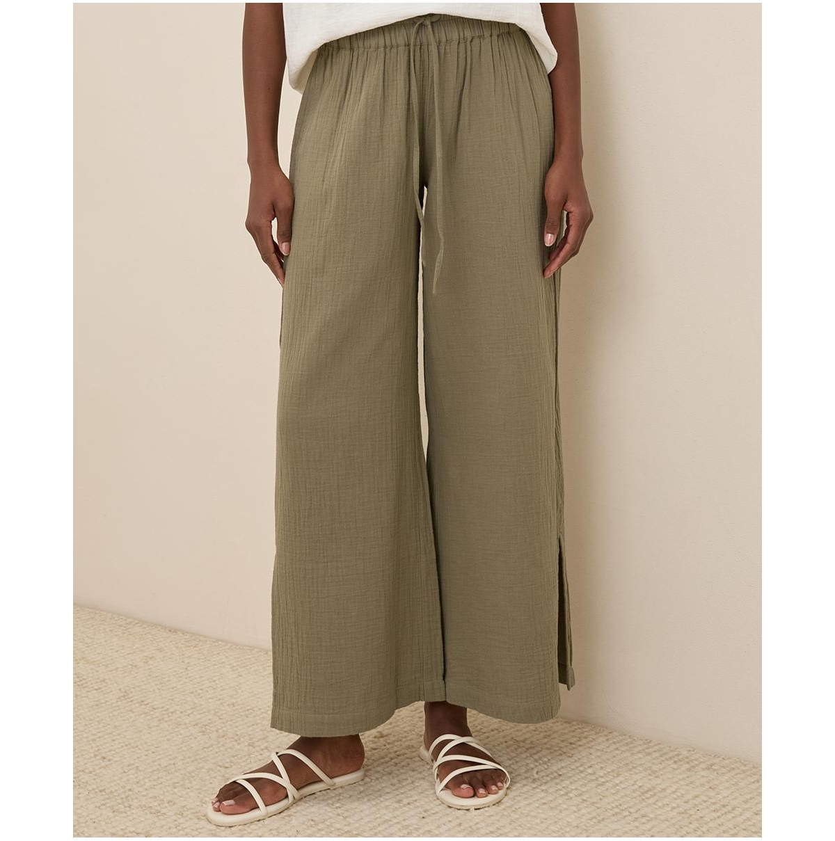 Click here for Pact Womens Organic Cotton Coastal Double Gauze Sp... prices