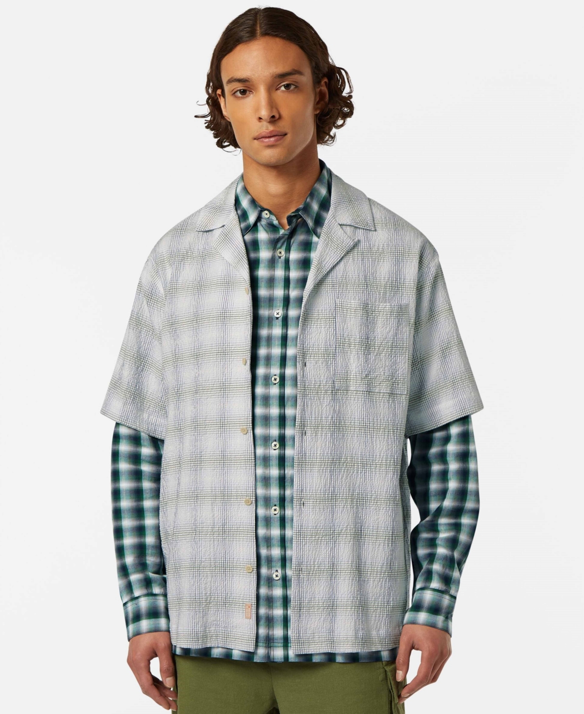 Click here for Scotch & Soda Mens Checked Short Sleeve Shirt - Sw... prices