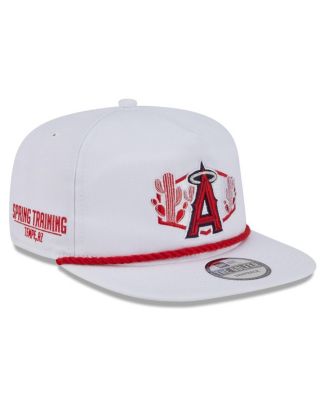New Era Men's White Los Angeles Angels 2025 Spring Training Palm Golfer ...