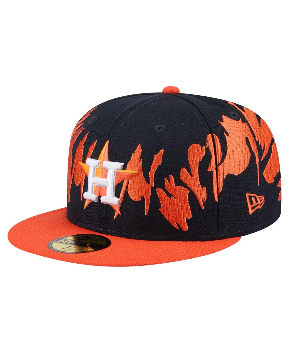 Click here for New Era Mens Navy/Orange Houston Astros Retro Patt... prices