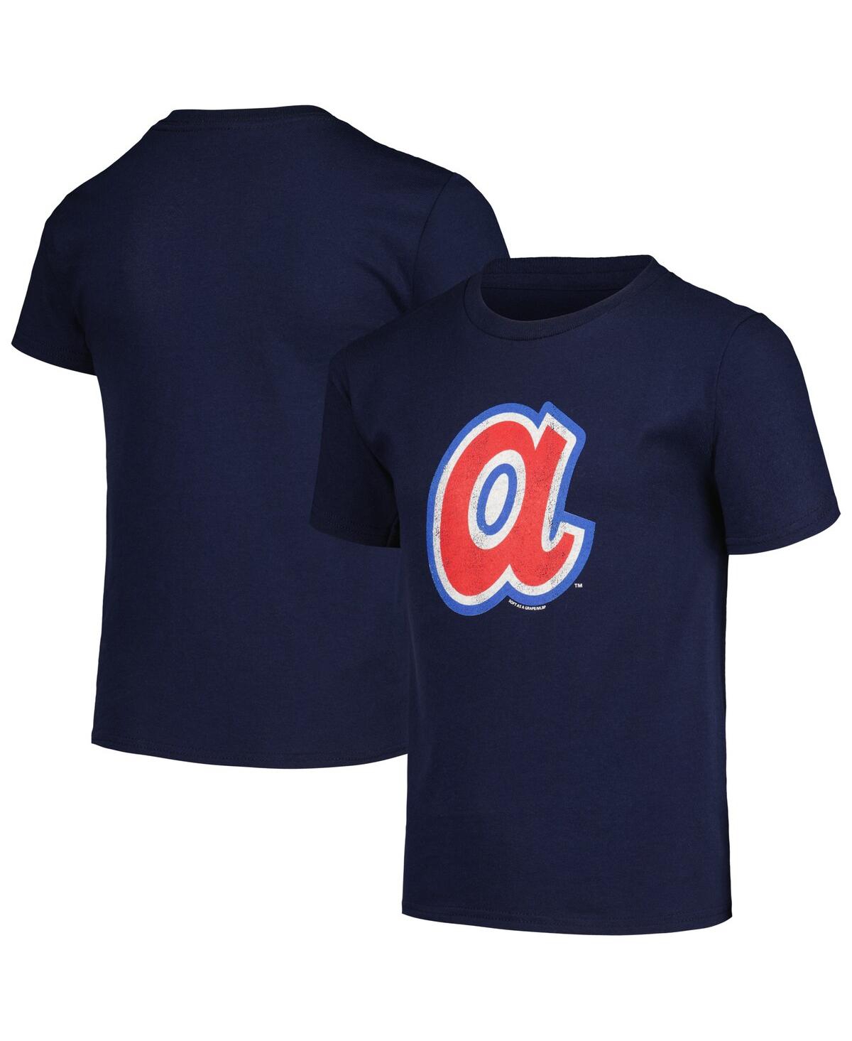Click here for Soft as a Grape Big Boys and Girls Navy Atlanta Br... prices
