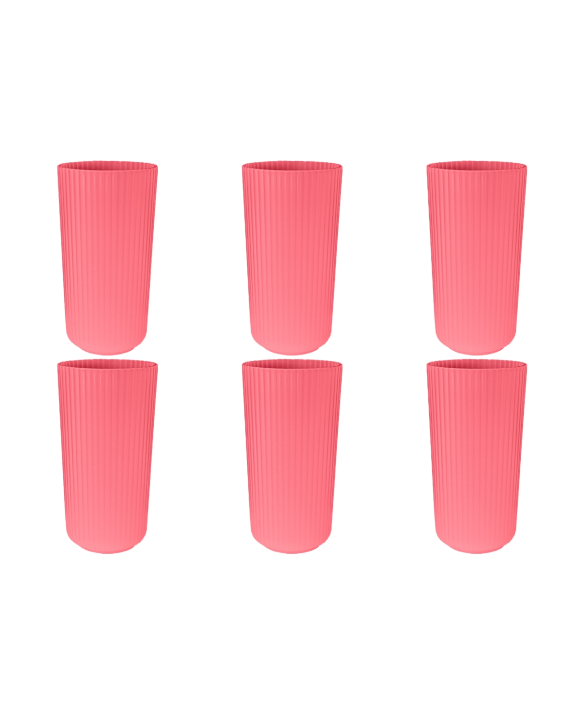 Click here for Abode Homewares Mesa Jumbo Glasses  Set of 6 - Pin... prices