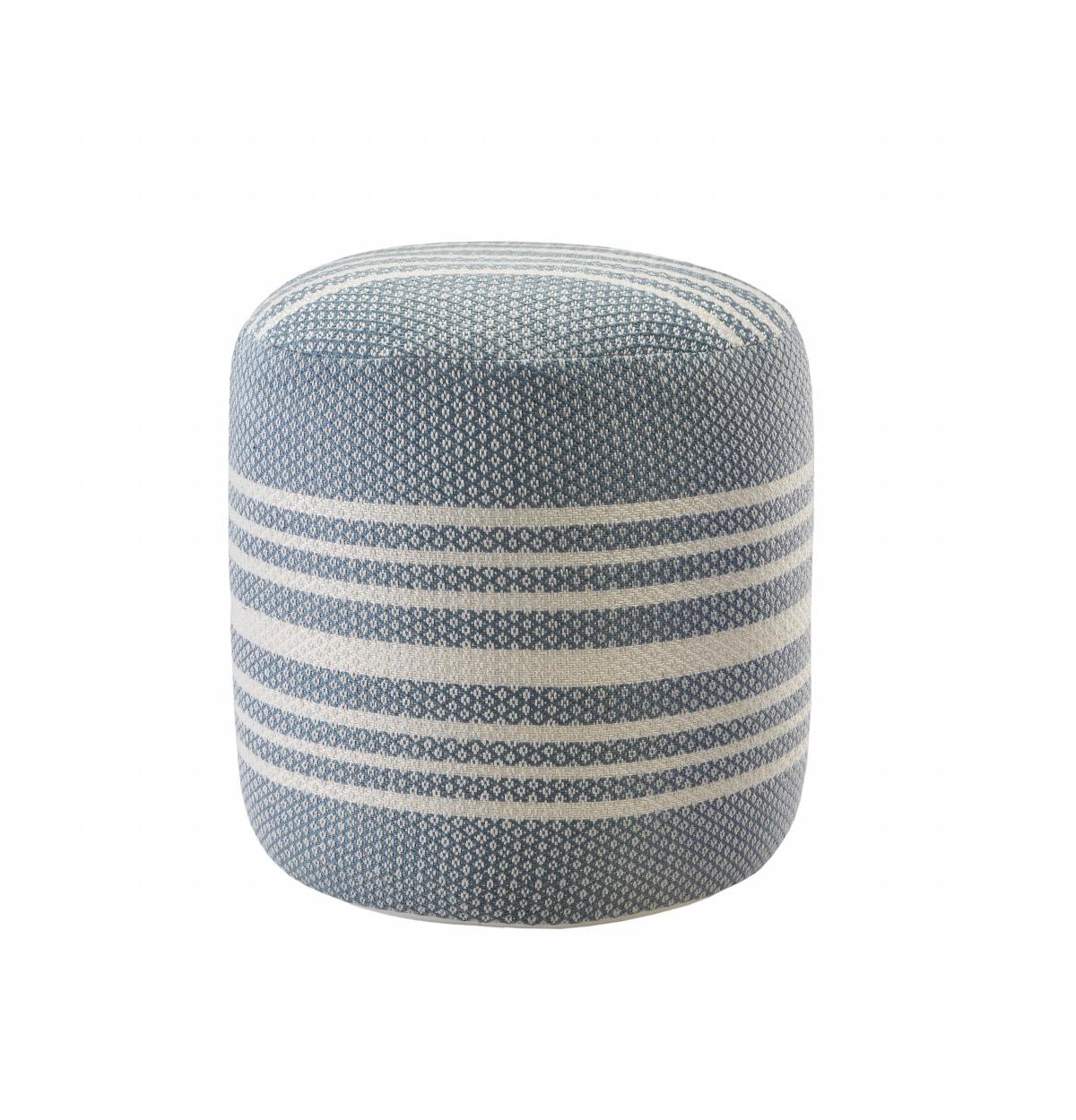 Click here for Round Striped Pouf Ottoman for Indoor and Outdoor... prices