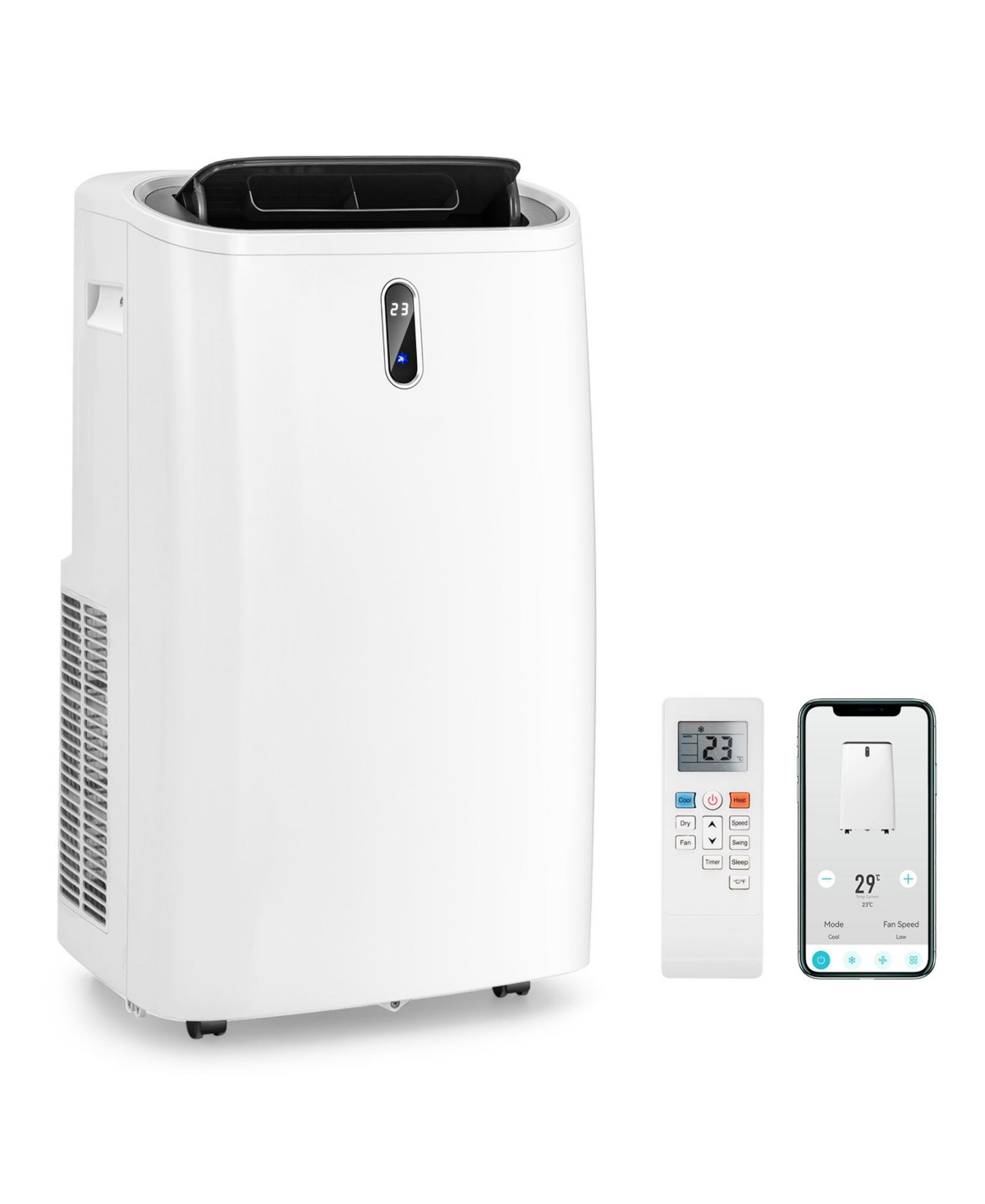 Click here for Gymax 14000 Btu Ashrae Portable Air Conditioner Co... prices