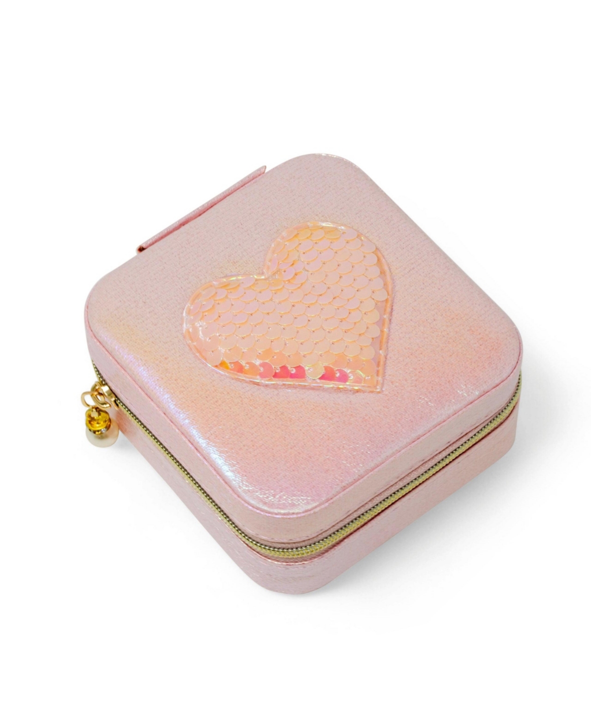 Click here for Zomi Gems Girls Sparking Sequin Heart Jewelry Box... prices