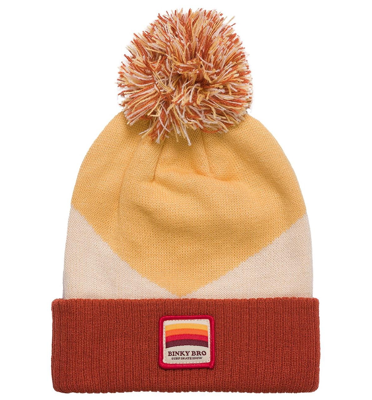 Click here for BinkyBro Boys Sundance Pom - Raven Beanie - Beige... prices