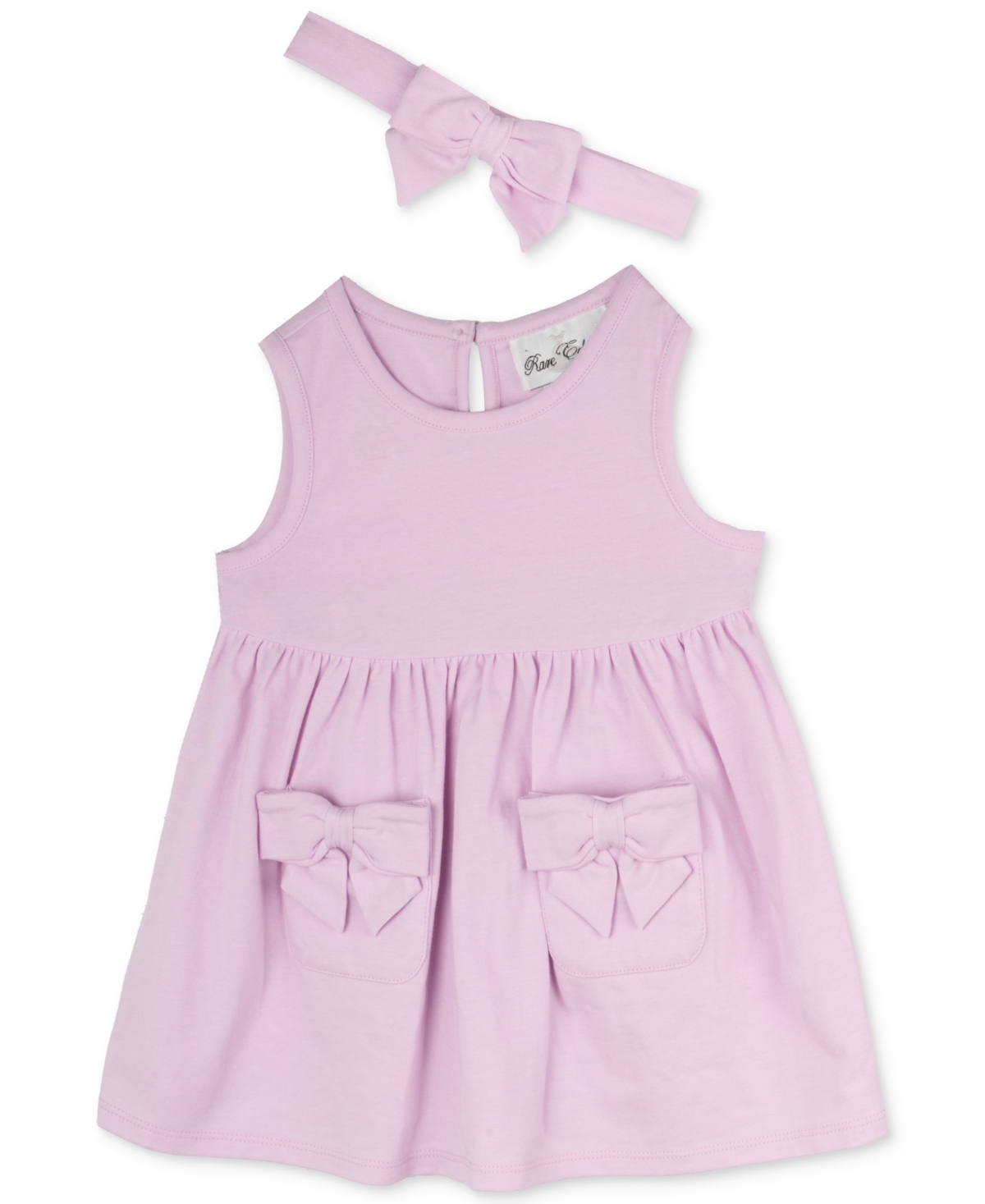 Click here for Rare Editions Baby Girls Tank Dress with Pockets &... prices