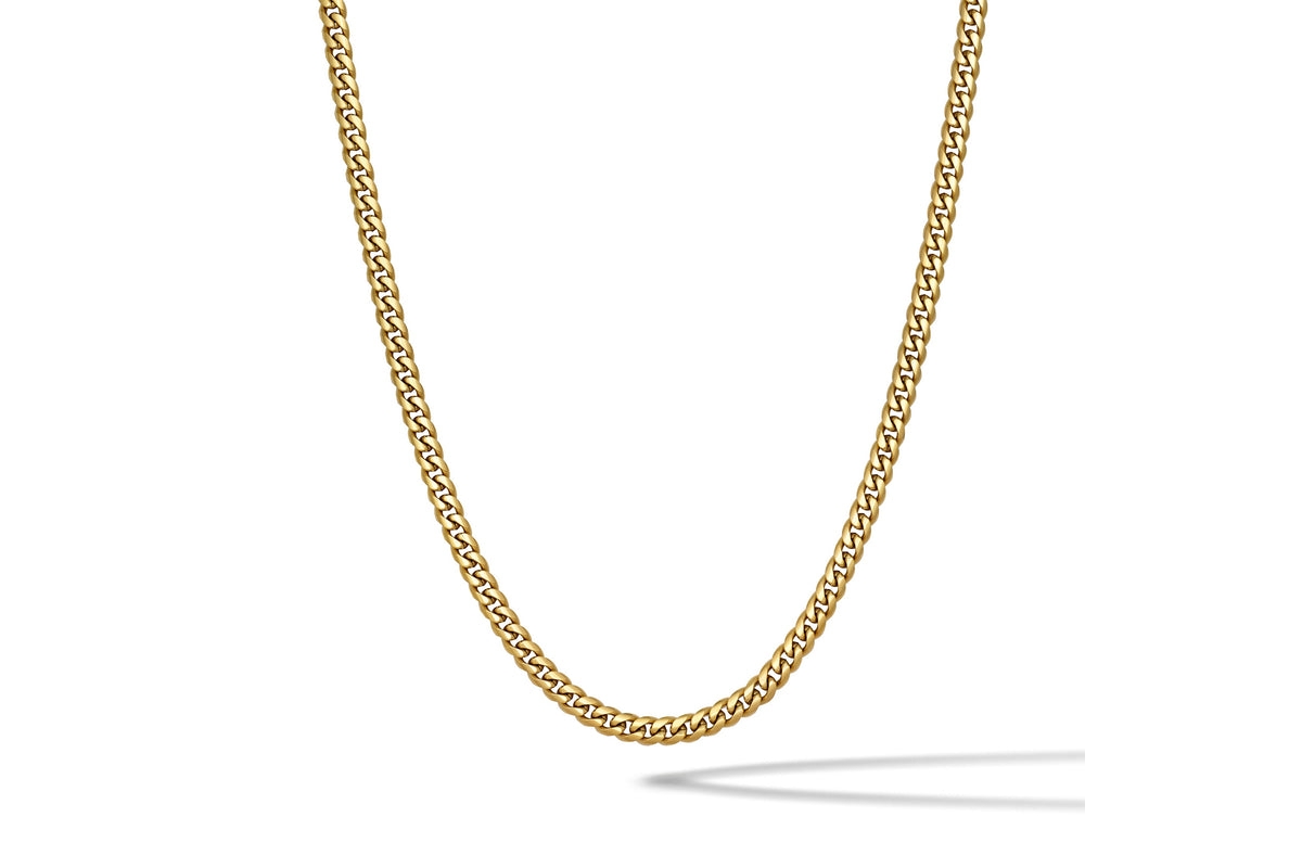Click here for Vincero Mens Cuban Chain - 5mm Gold Curb Link Neck... prices