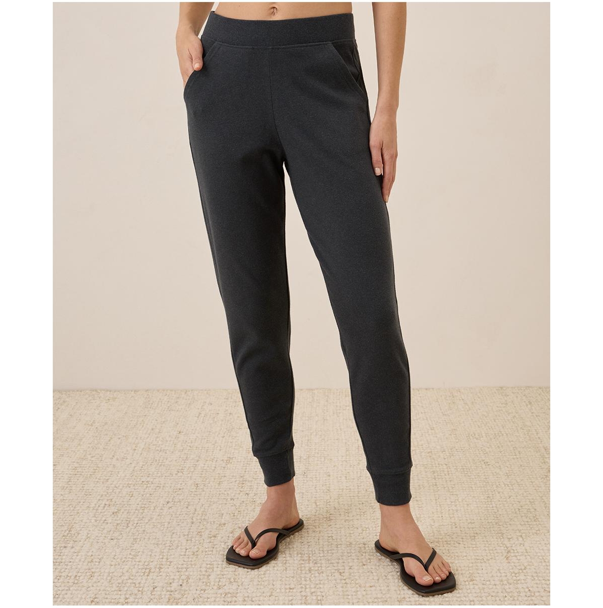 Click here for Pact Womens Organic Cotton Airplane Jogger - Charc... prices