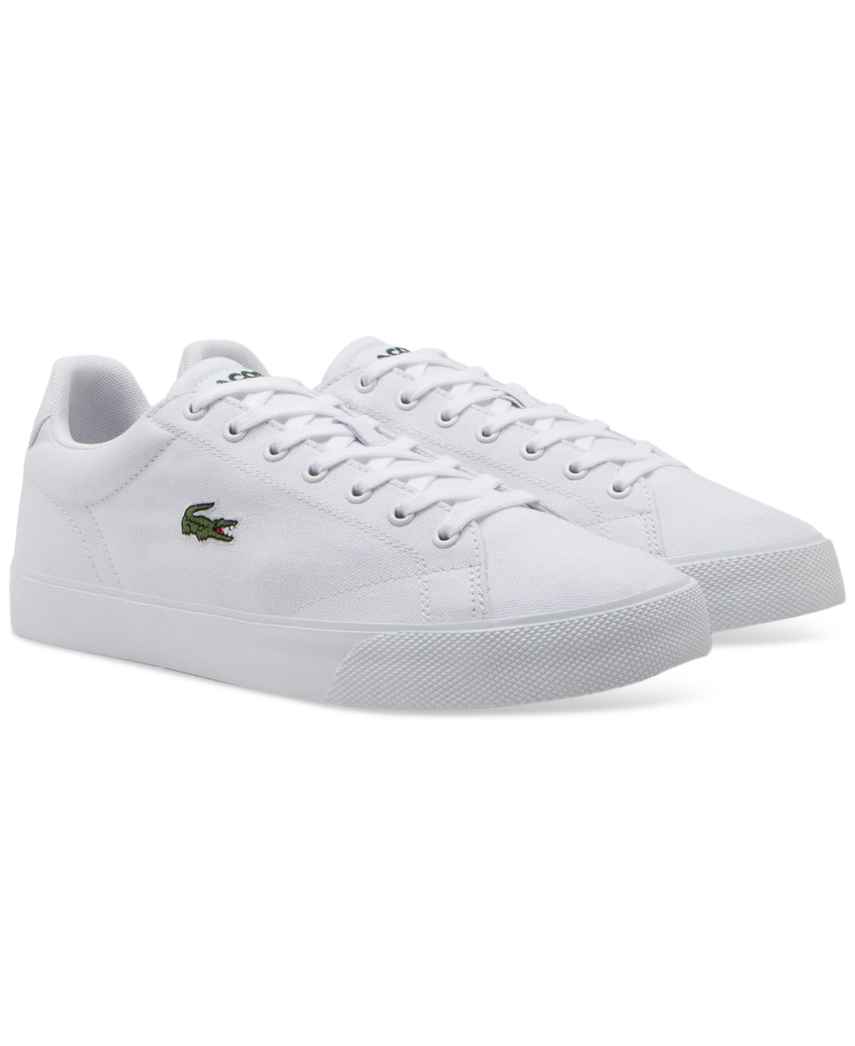 Click here for Lacoste Mens Lerond Low-Profile Sneaker - White/Wh... prices