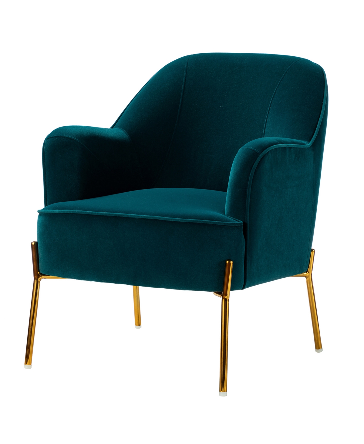 Click here for Barbara Wooden Arm Chair with Metal Legs - Teal prices