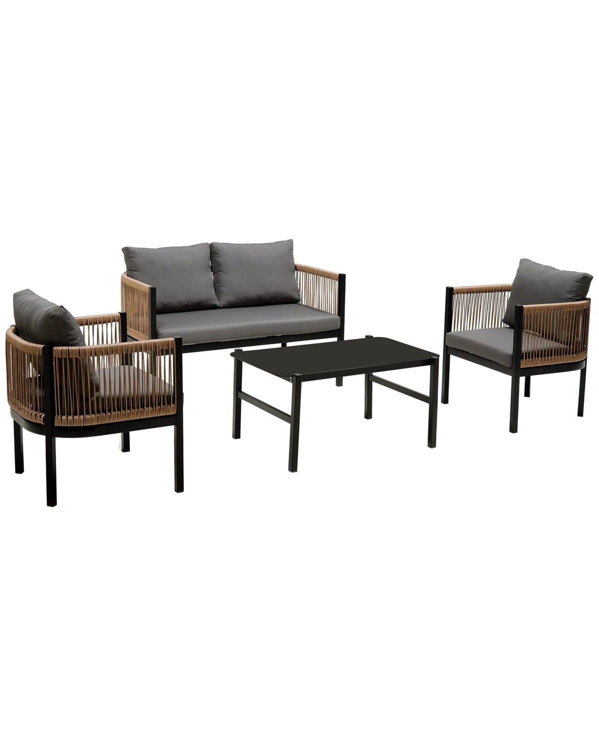 Click here for Mondawe Multi-person Outdoor Sofa Combination with... prices