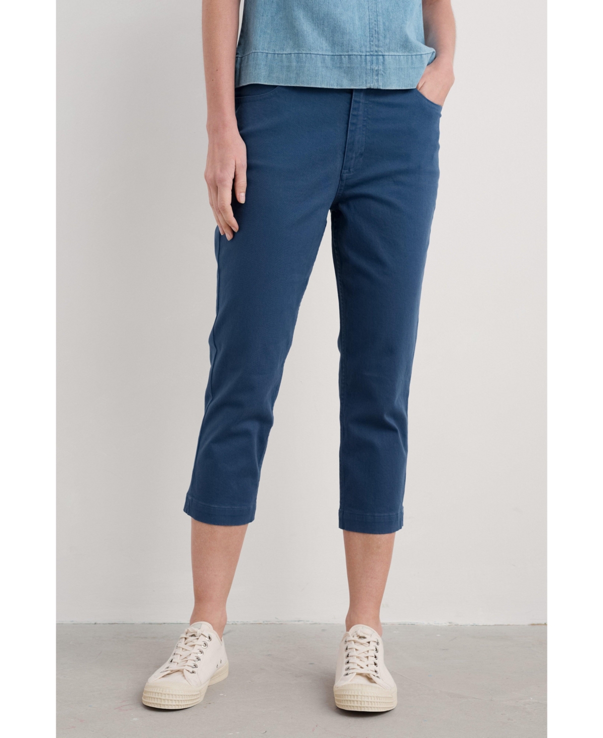 Click here for Seasalt Cornwall Womens Albert Quay Capri - Night prices