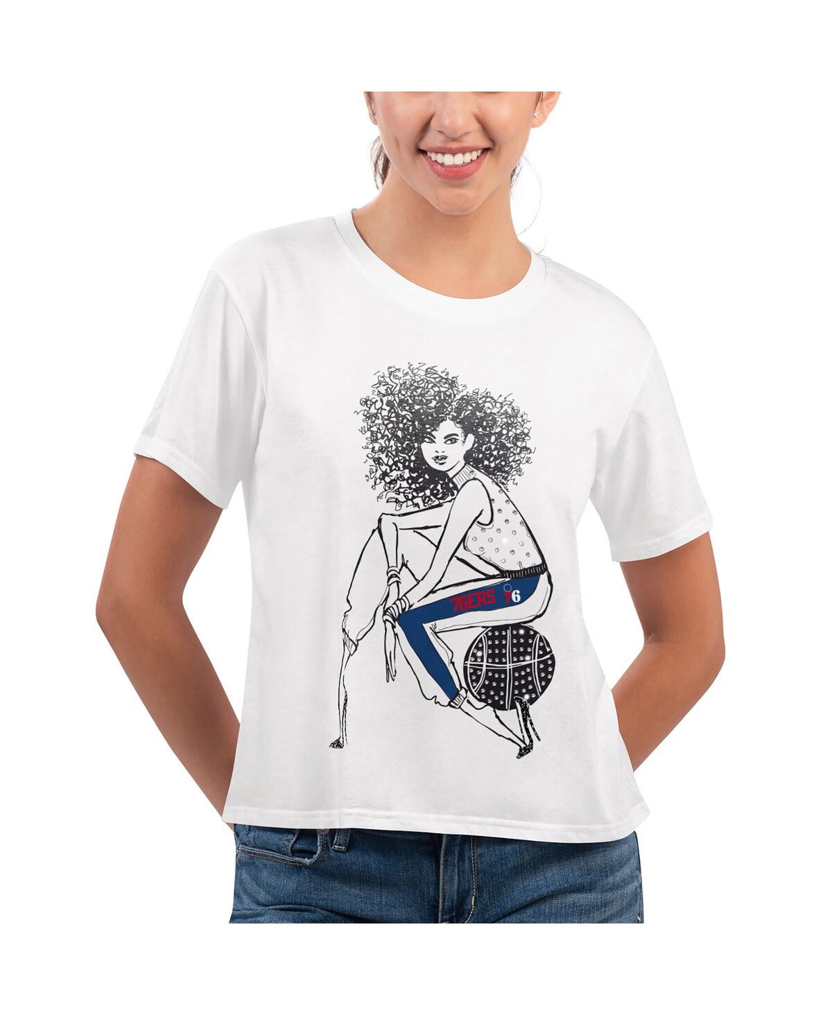 Click here for G-iii 4Her by Carl Banks Womens White Philadelphia... prices
