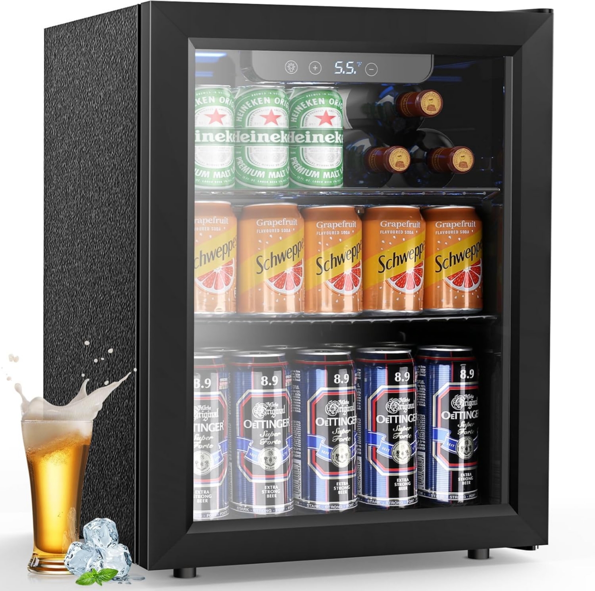 Click here for Cowsar 1.7 Cu.ft Beverage Refrigerator Cooler  68... prices
