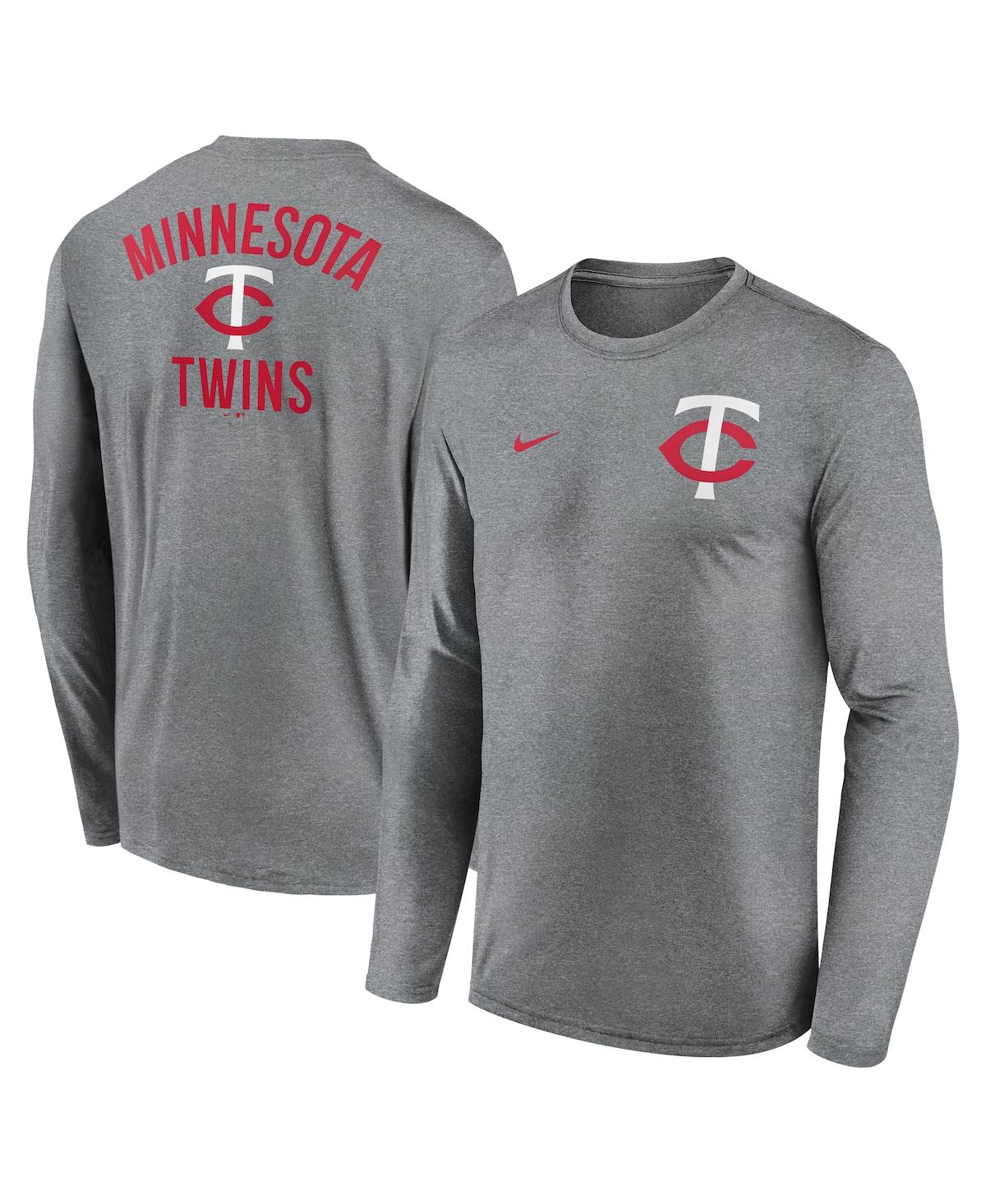 Click here for Nike Mens Heather Charcoal Minnesota Twins 2-Hit L... prices