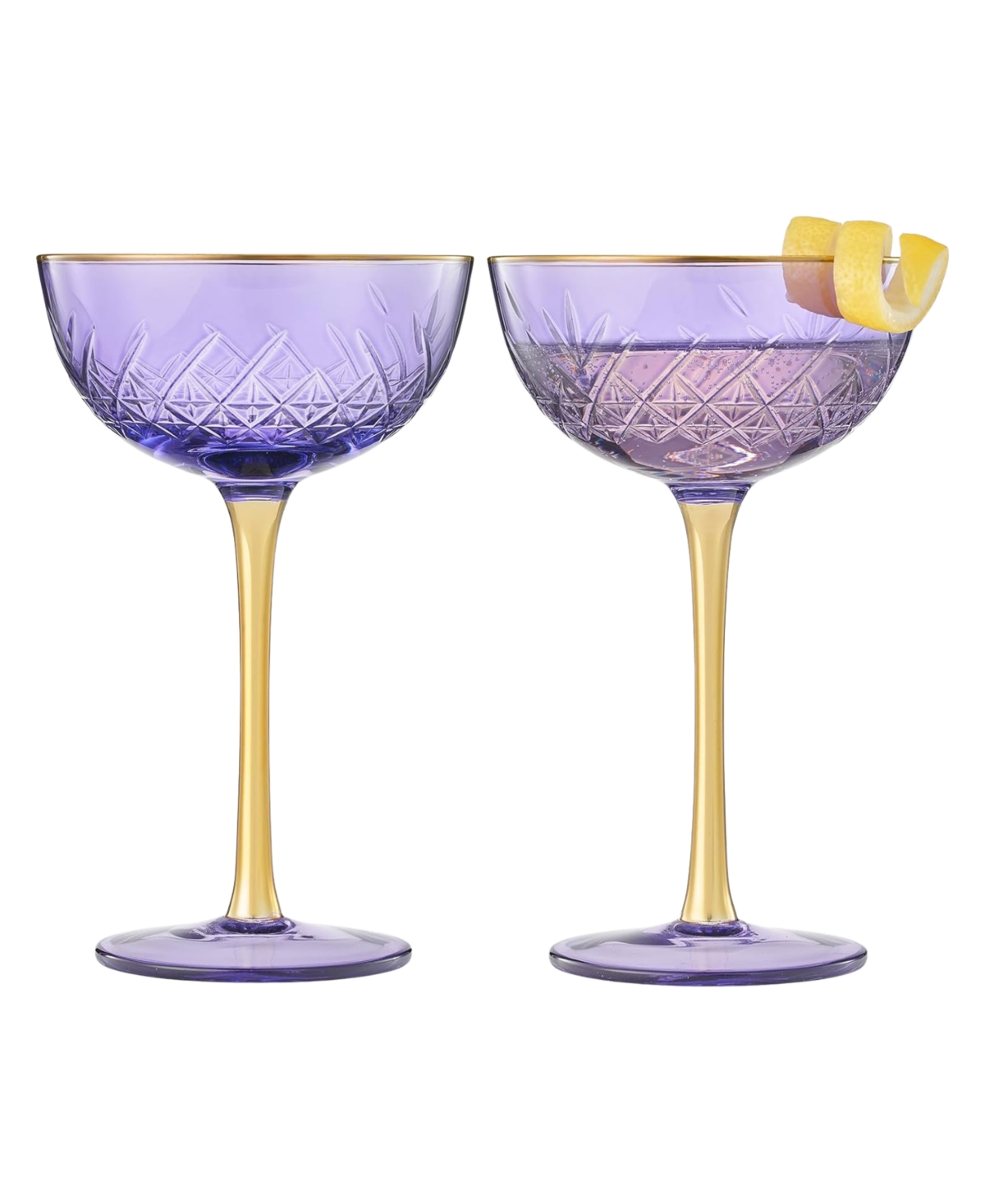 Click here for The Wine Savant Vintage Art Deco Coupe Glasses  Se... prices