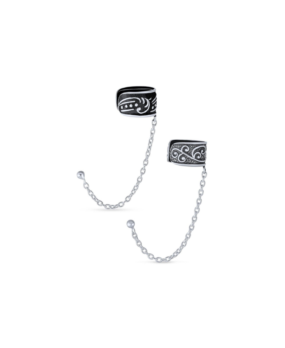 Click here for Bling Jewelry Set of 2 Boho Bali Vine Scroll Ear C... prices