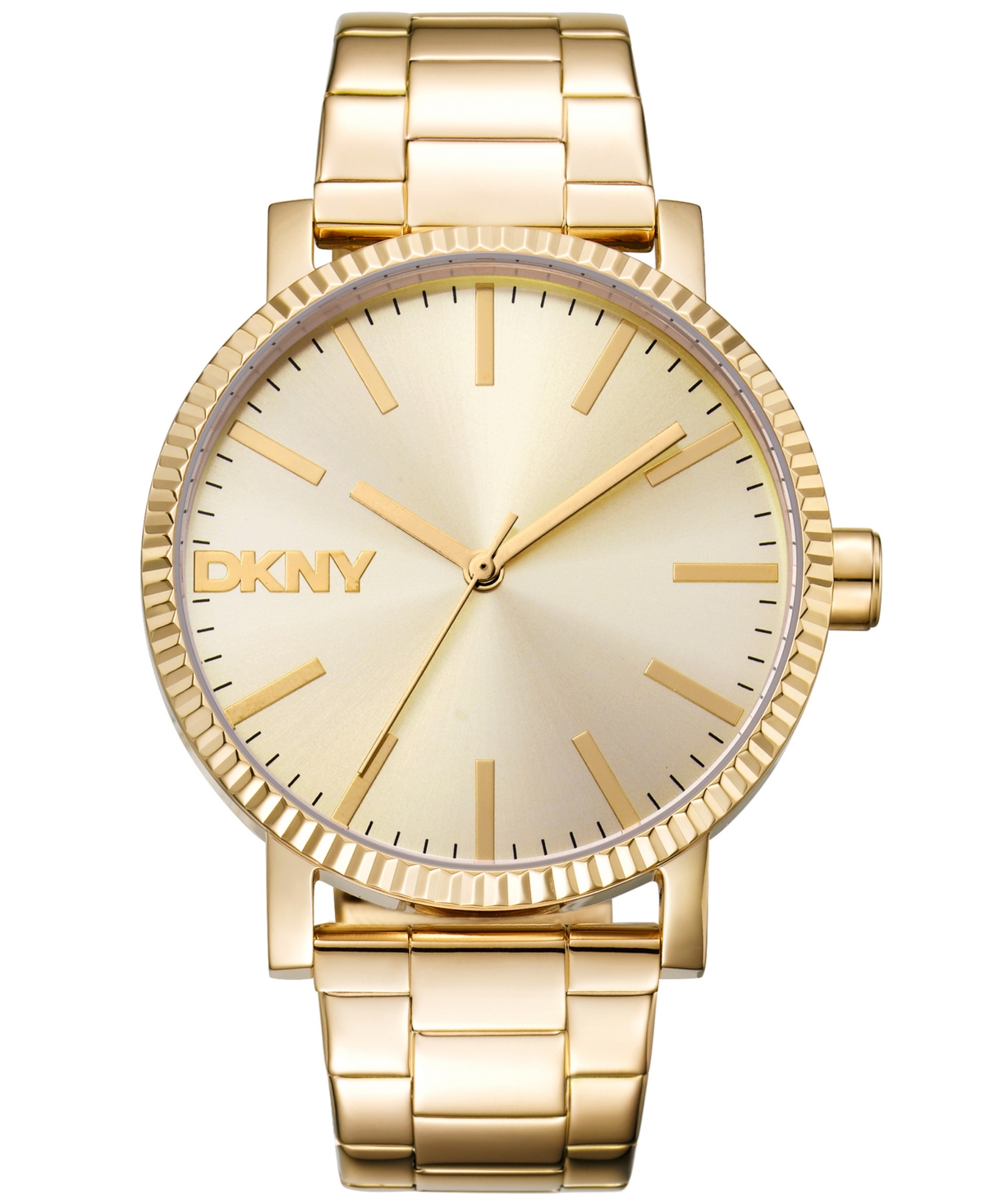 Click here for Dkny Womens Soho Maxi Gold-Tone Stainless Steel Br... prices