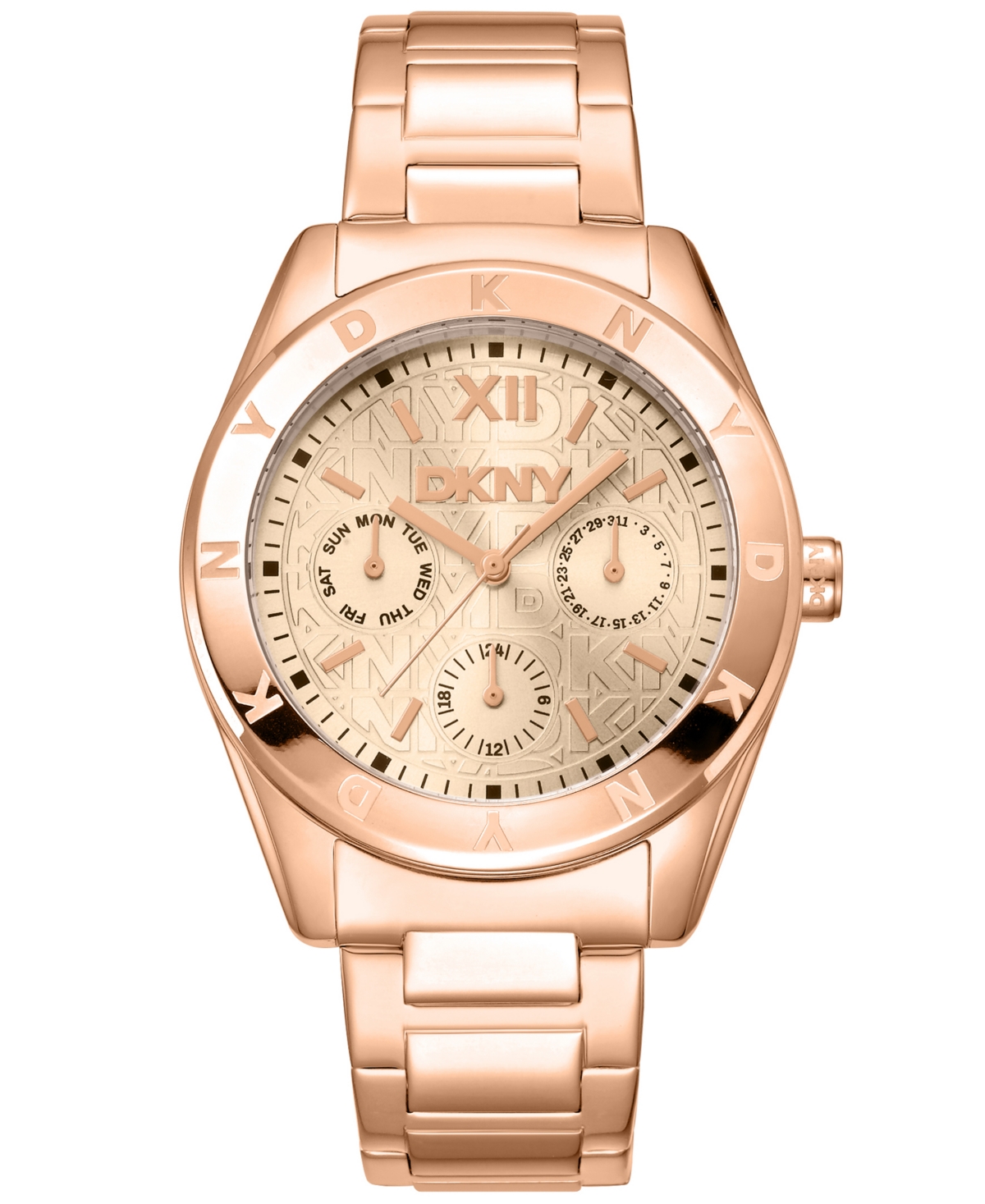 Click here for Dkny Womens Chambers Multi Sport Chronograph Rose... prices