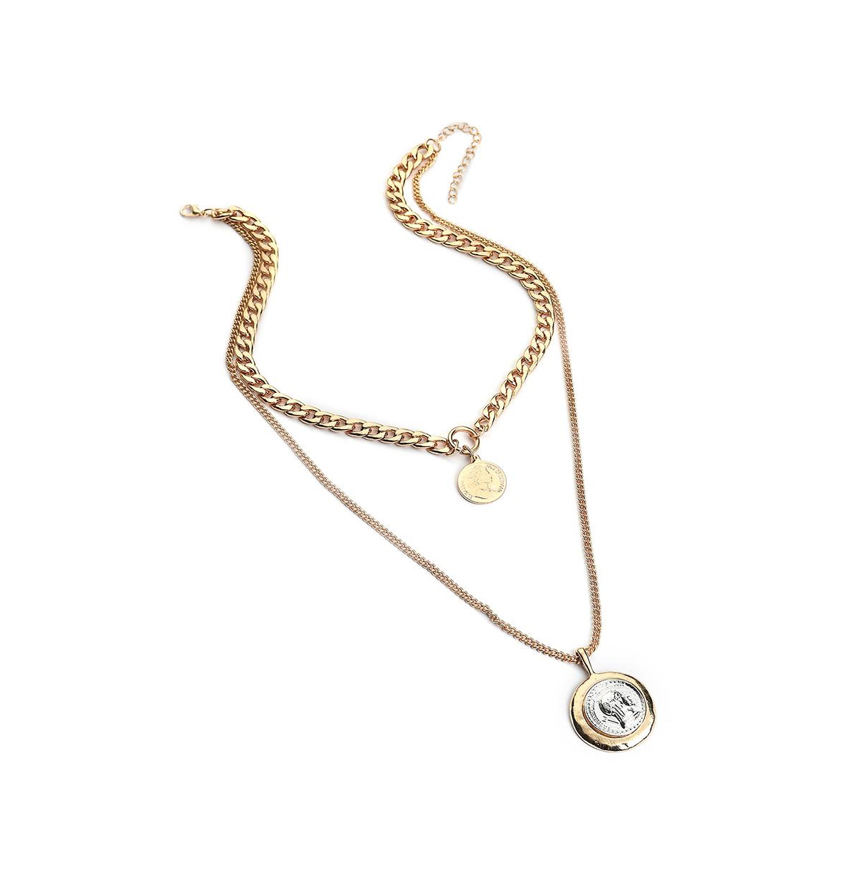 Click here for Sohi Womens Everyday Multi-Layer Necklace - Gold prices