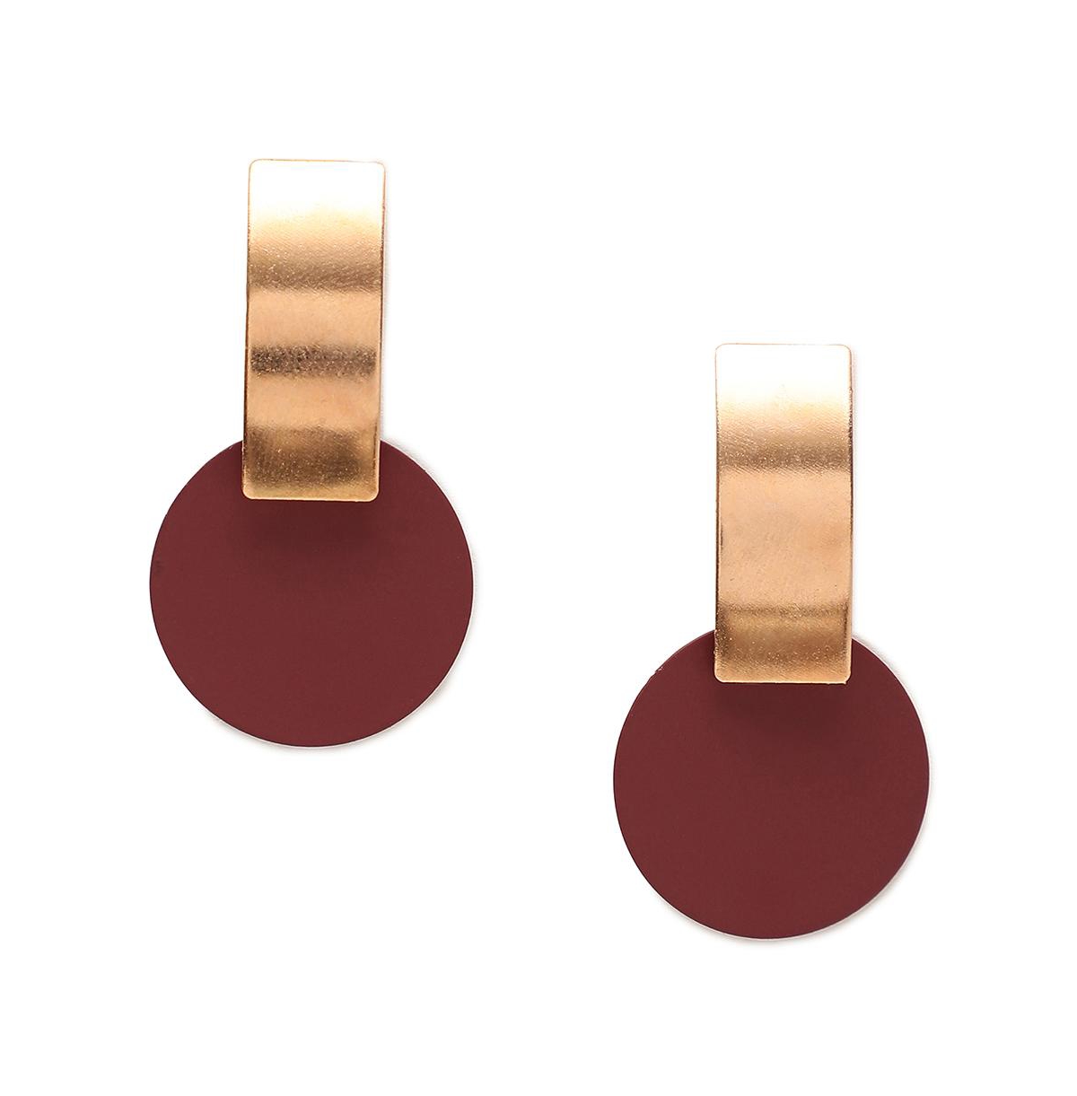 Click here for Sohi Womens Gold Plated Designer Drop Earrings - R... prices