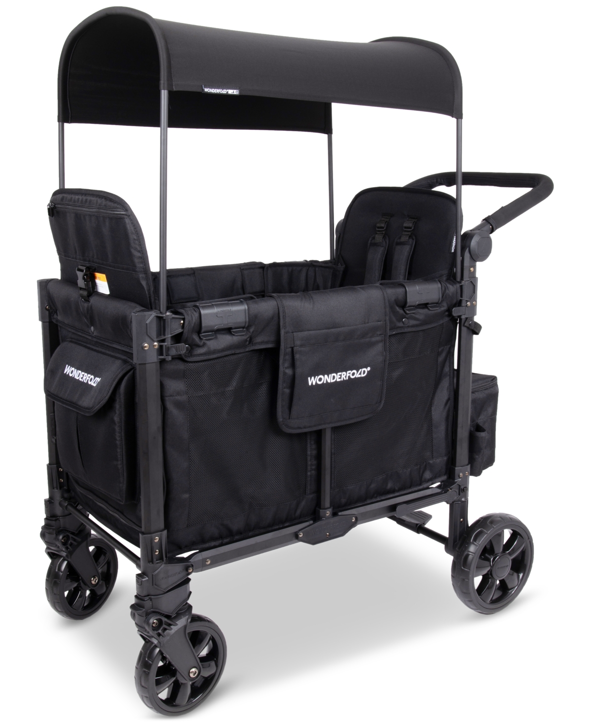 Wonderfold W2 Elite Pro Stroller Wagon - Jet black