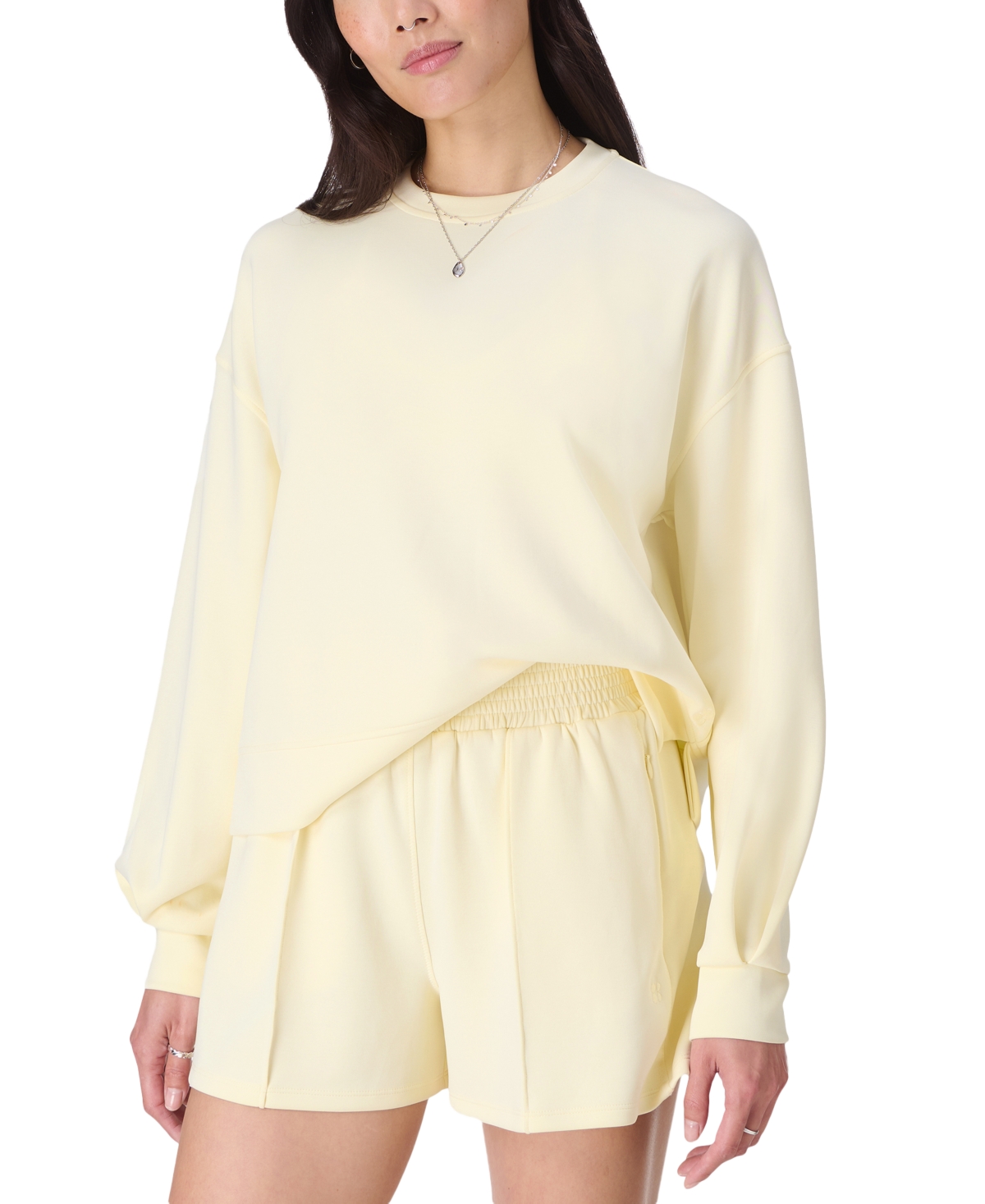 Click here for Sweaty Betty Womens Cloudweight Drop-Shoulder Crop... prices