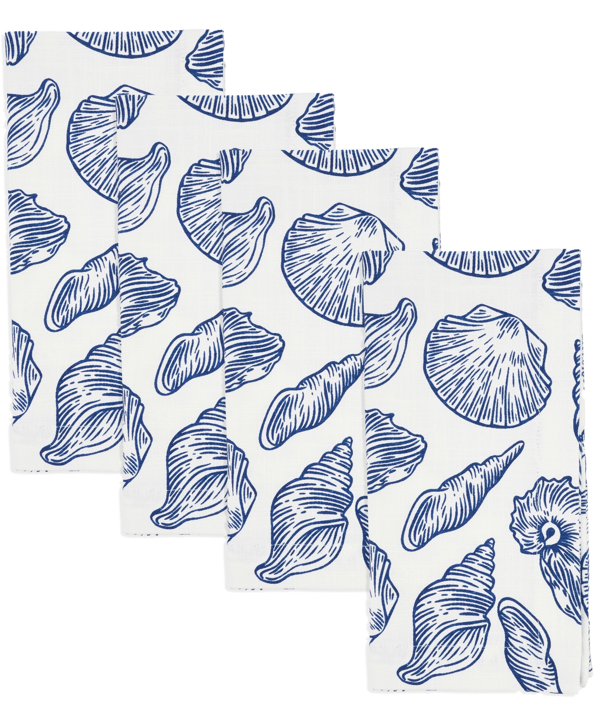 Click here for Saro Lifestyle Seaside Sea Shells Cotton Napkins... prices