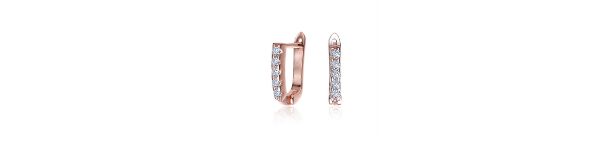 Click here for Clear Cubic Zirconia Extra Mini Hoop Earrings - Pi... prices