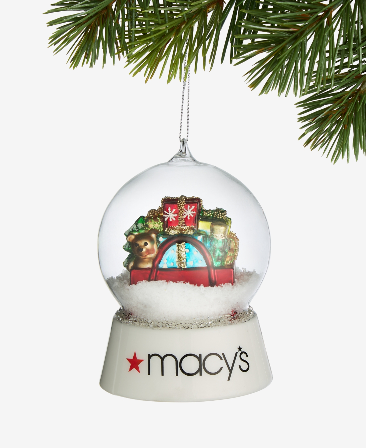 Click here for Holiday Lane Regional Macys Gift Bag Snow Globe Or... prices