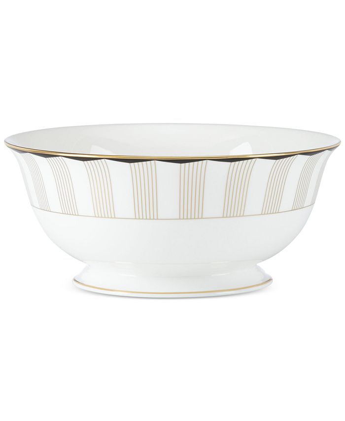 Lenox Brian Gluckstein by Audrey Bone China Serving Bowl - Macy's