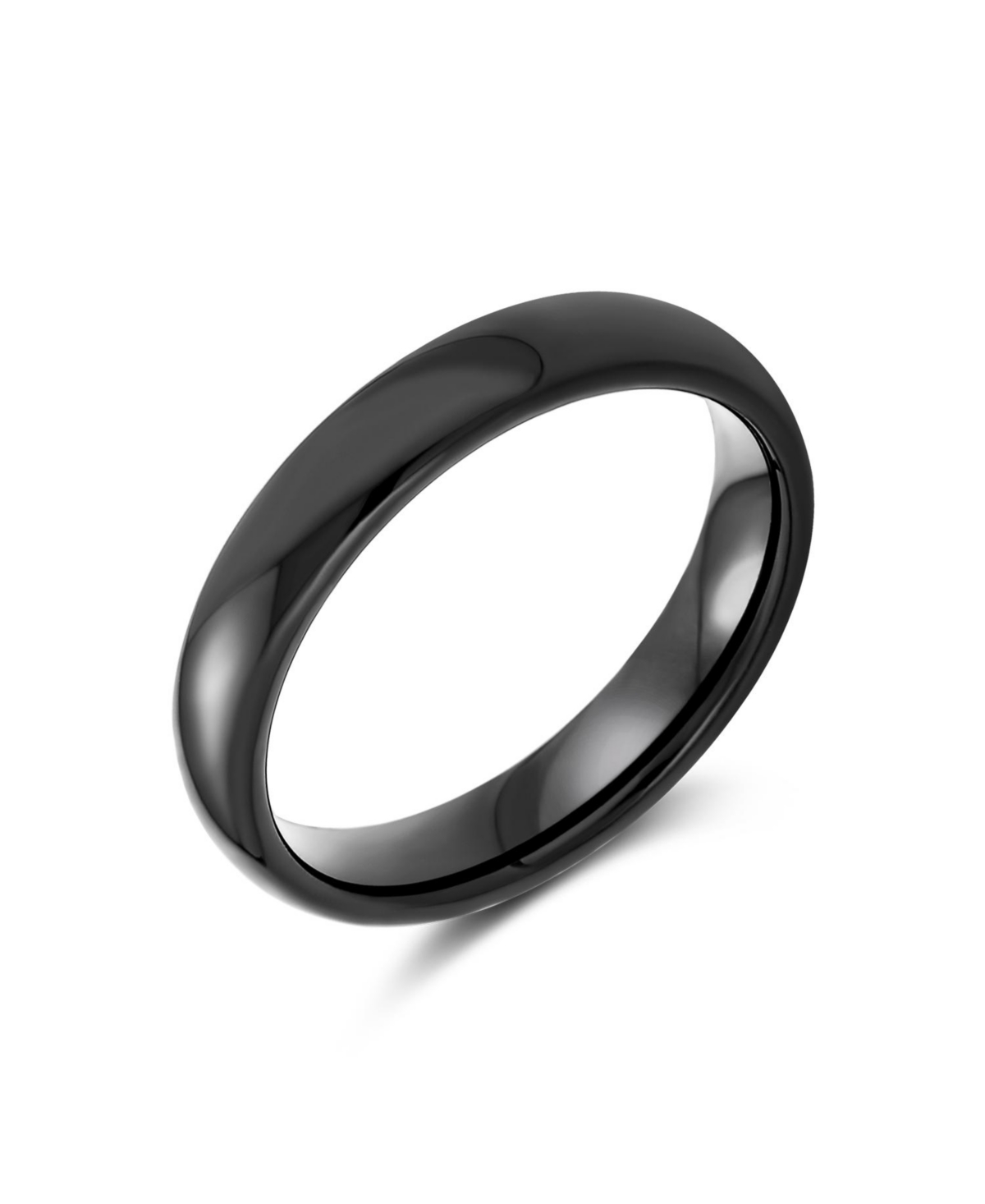 Click here for Bling Jewelry Basic Plain Simple Dome Classic Blac... prices
