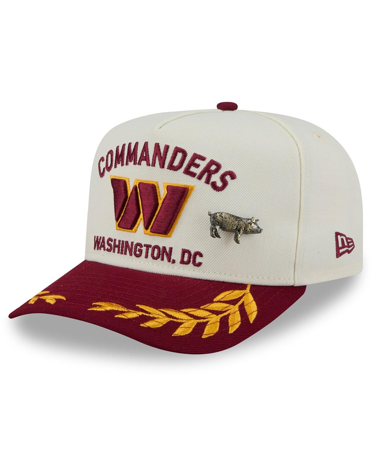 Click here for New Era Mens Cream/Burgundy Washington Commanders... prices