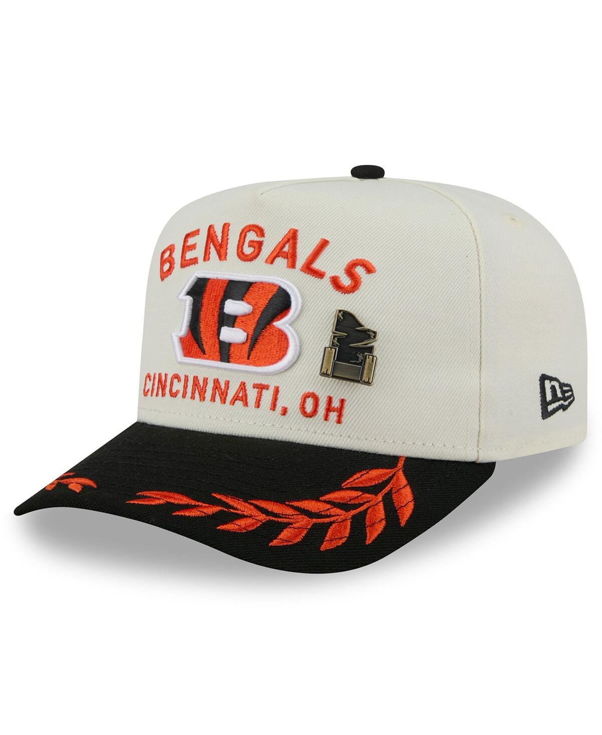 Click here for New Era Mens Cream/Black Cincinnati Bengals 2025 N... prices