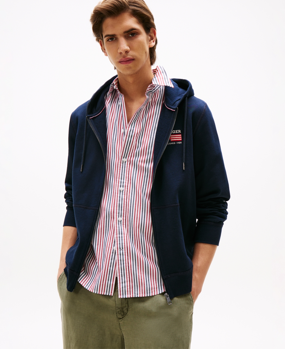 Click here for Tommy Hilfiger Mens Americana Zip Through Hoody -... prices